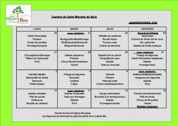 Cantine scolaire